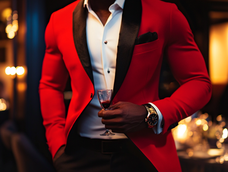 How to Wear a Men Red Suit Jacket Without Overdoing It | SuitsBlog ...
